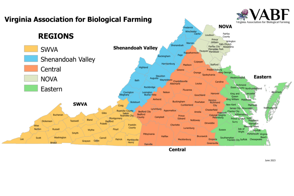 Regional Ambassador Program – Virginia Association for Biological Farming